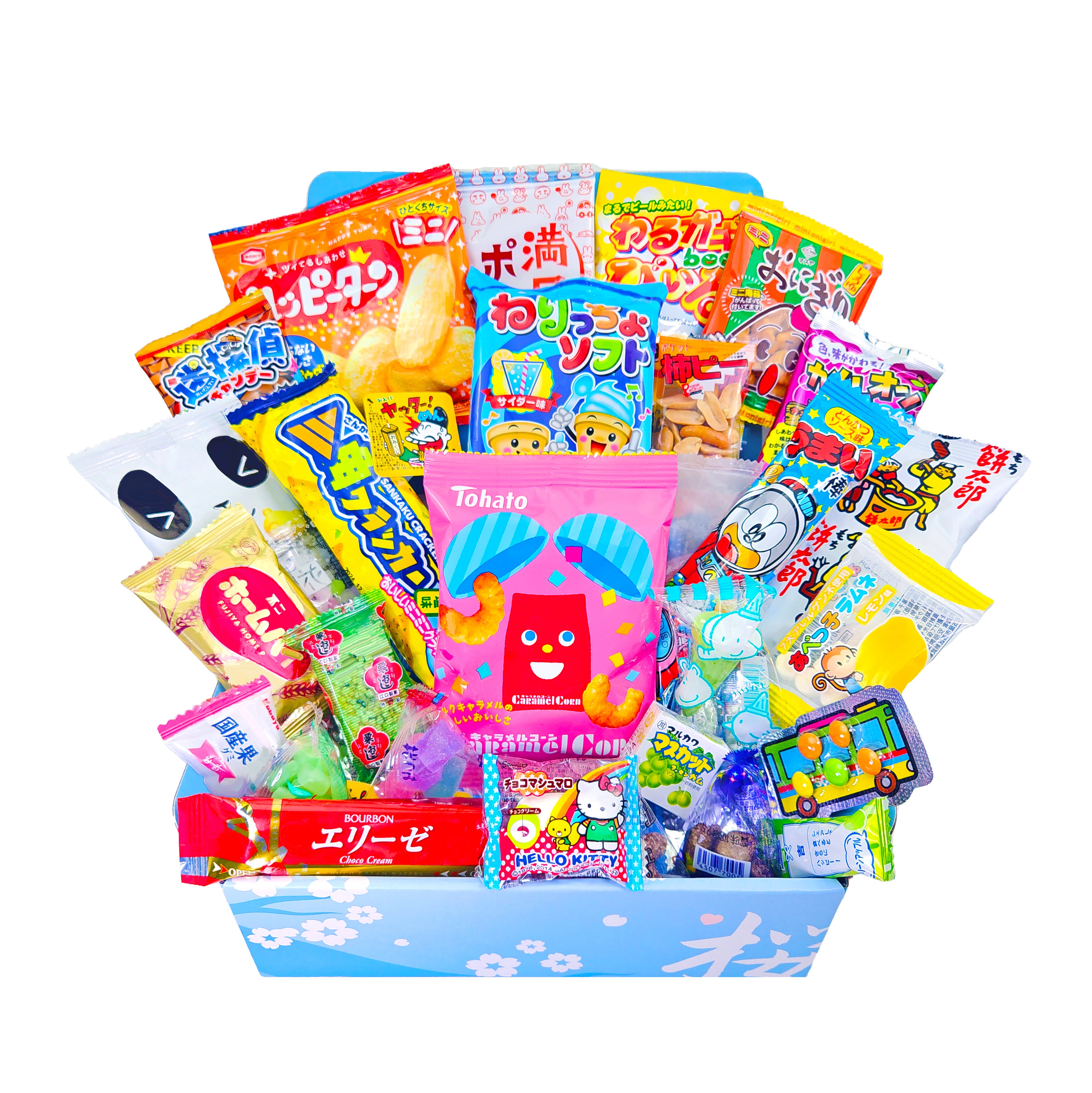 30 Piece Dagashi Japanese Snack & Candy Box – Sakura Box